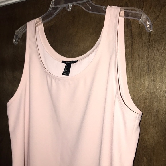 Forever 21 | Tops | Forever 2 Blush Pink Top Blouse L | Poshmark